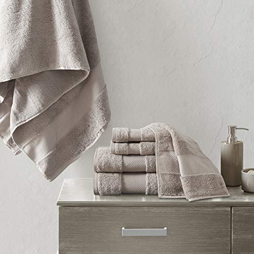 Madison Park Turkish Bath Towel Set, Taupe