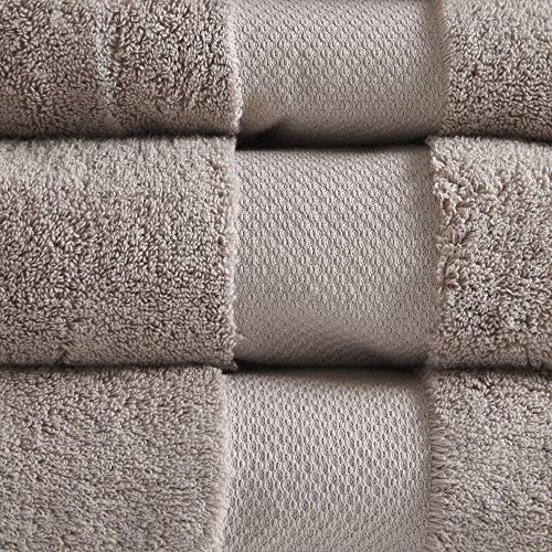 Madison Park Turkish Bath Towel Set, Taupe