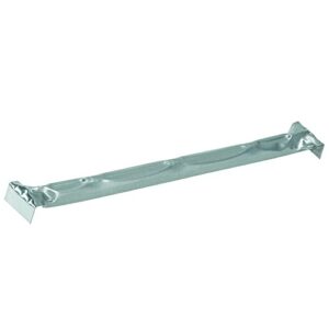 tape logic wardrobe hanger bar, 24" length, silver (1 each)