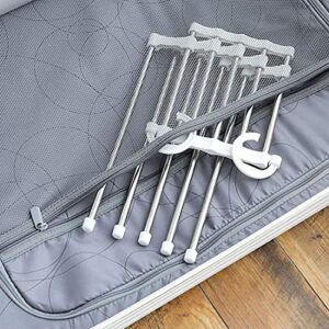 Polly Online Stainless Steel Pants Hangers Trousers Rack Closet Hangers Jeans Clothes Organizer Folding Storage Rack Trousers Hangers Space Saving