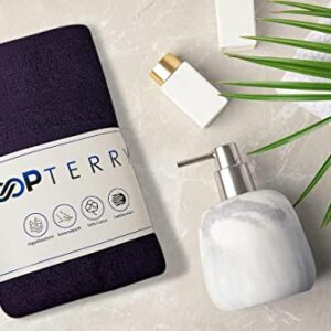 LOOP TERRY Bath Towel Set - 100% Cotton 6 Pack 24 x 46 Quick Dry Towels. Lightweight & Absorbent, 500 GSM Soft Towels use for Bath, Pool, Spa, Gym, Guest Bathroom, Ideal for Daily Drying