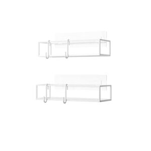 Umbra Cubiko Shower Bin Caddy Set, White