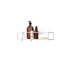 Umbra Cubiko Shower Bin Caddy Set, White