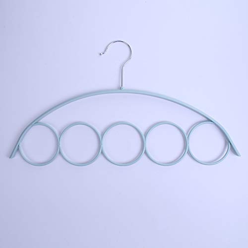 n/a 1PC 5 Hole Scarf Wraps Shawl Storage Hanger Ring Rope Slots Holder Hook Ring Ties Hanger Belt Rack Scarves OrganizerHolder Hook (Color : 2)