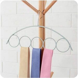 n/a 1PC 5 Hole Scarf Wraps Shawl Storage Hanger Ring Rope Slots Holder Hook Ring Ties Hanger Belt Rack Scarves OrganizerHolder Hook (Color : 2)