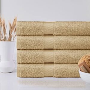 COTTON CRAFT Simplicity Bath Towels Set -7 Pack- 27x52-100% Cotton Bath Towel - Lightweight Absorbent Soft Easy Care Quick Dry Everyday Luxury Hotel Spa Gym Shower Beach Pool Camp Travel Dorm - Linen