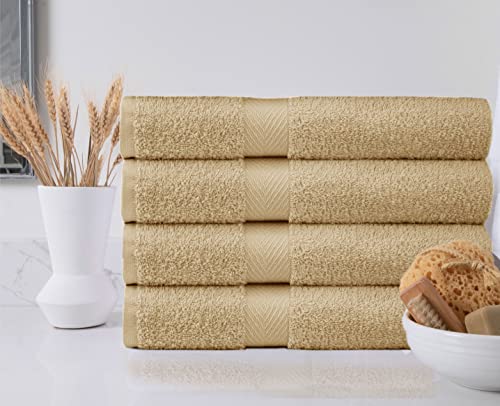 COTTON CRAFT Simplicity Bath Towels Set -7 Pack- 27x52-100% Cotton Bath Towel - Lightweight Absorbent Soft Easy Care Quick Dry Everyday Luxury Hotel Spa Gym Shower Beach Pool Camp Travel Dorm - Linen