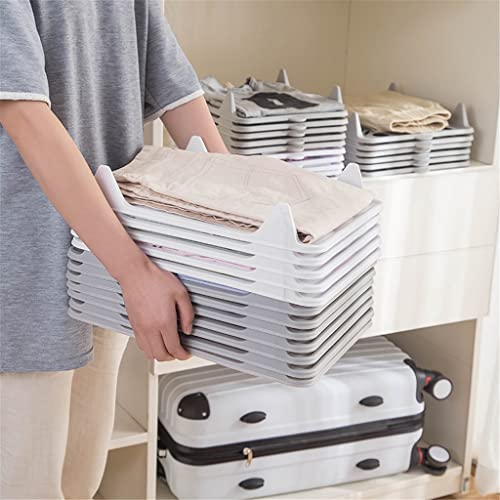 CDYD Closet Clothes Folding Board Organizer Shirt Folder Documents Divider T-Shirt Organization System Drawer Organizer (Color : D)