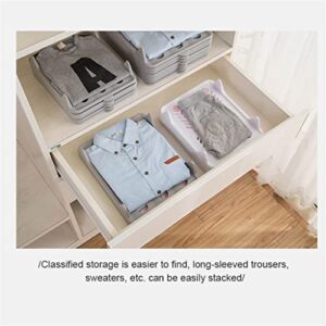 CDYD Closet Clothes Folding Board Organizer Shirt Folder Documents Divider T-Shirt Organization System Drawer Organizer (Color : D)