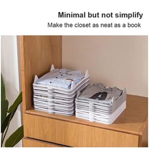 CDYD Closet Clothes Folding Board Organizer Shirt Folder Documents Divider T-Shirt Organization System Drawer Organizer (Color : D)