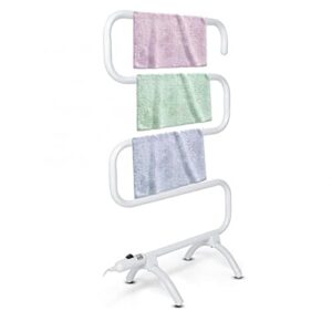 TFIIEXFL Laundry Dryer Household Floor Stand S Shape Constant Temperature Electric Heating Drying Towel Rack