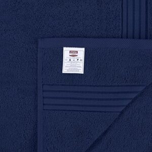 Utopia Towels 6 Piece Luxury Hand Towels Set, (16 x 28 inches) 100% Ring Spun Cotton, Lightweight and Highly Absorbent 600GSM Towels for Bathroom, Travel, Camp, Hotel, and Spa (Navy)