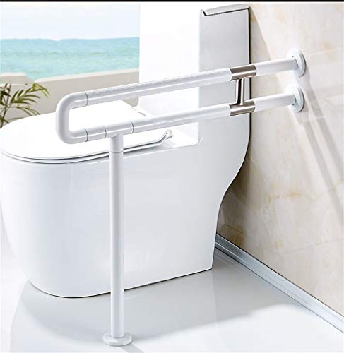 CRODY Bath Wall Attachment Handrails Grab Bar Rails Brushed Stainless Steel Bathroom Grab Bar,Wall Mounted Straight Towel Rack,Shower Aid and Safety Support Rail,With Anti-Slip Grain Handrail Bathroom