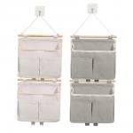 Wall Hanging Storage Bag Waterproof Underwear Organizer Wall Door Hanging Sundries Storage Pouches Closet Storage Bag(Grey)