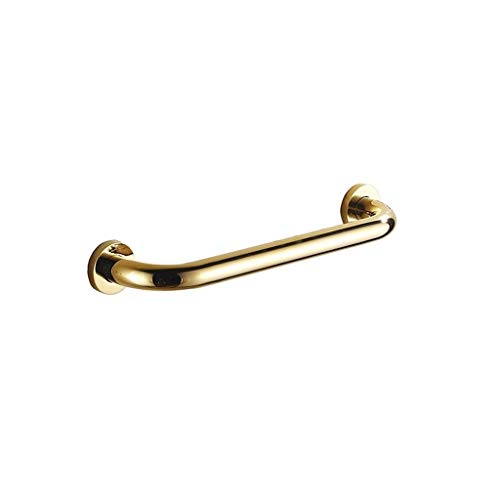 CRODY Bath Wall Attachment Handrails Grab Bar Rails Safety Copper Grab Bar, Wall Mounted Towel Rack Bathroom Handrail Toilet Balance Handrail Shower Assist Decorative Handle/30Cm