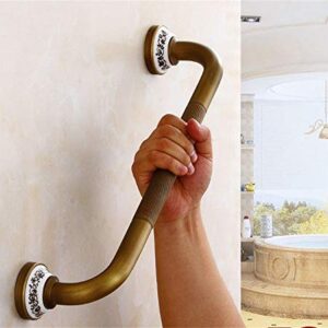 CRODY Bath Wall Attachment Handrails Grab Bar Rails Bathroom Shower Bathroom Grab Bar,Wall Mounted Straight Towel Rack,Shower Room Safety Handrail