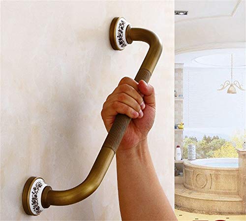 CRODY Bath Wall Attachment Handrails Grab Bar Rails Bathroom Shower Bathroom Grab Bar,Wall Mounted Straight Towel Rack,Shower Room Safety Handrail