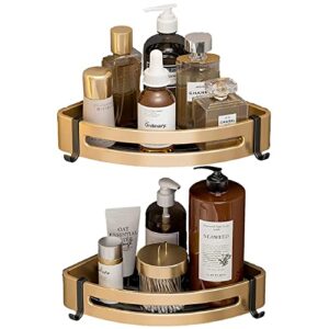 lovelyduo 2-pack shower corner shelf bathroom corner shower caddy organizer for kitchen toilet no drilling bathroom corner shelves shower caddies