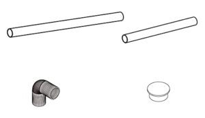 fiducial home middle short poles and corner connectors for shoe rack parts