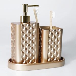 Spektrum 5 Pieces Bathroom Set in Taupe