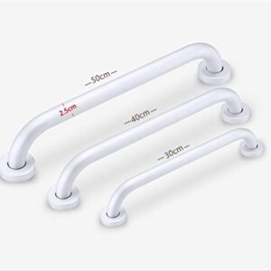 CRODY Bath Wall Attachment Handrails Grab Bar Rails Shower Grab Bar Type Safety Anti-Slip Armrest - Space Aluminum Safety Bracket Towel Rack - Suitable for People with Reduced Mobility, Unstable Peopl