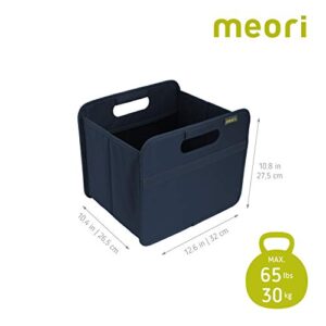 meori Small Collapsible Storage Bin, Fabric Storage Cube, with Dual Handles for Shelves, Small Storage Containers for Organizing