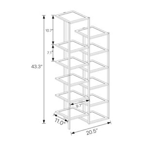 MoNiBloom 12 Tier Shoe Rack for Entryway, Bamboo Vertical Double Row Shoe Storage Space Saving Shoe Organizer for Small Spaces Corner Bedroom, Natural