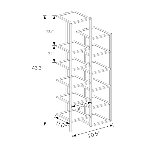 MoNiBloom 12 Tier Shoe Rack for Entryway, Bamboo Vertical Double Row Shoe Storage Space Saving Shoe Organizer for Small Spaces Corner Bedroom, Natural