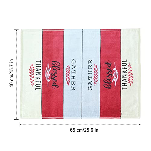 Hand Dry Towel, Hanging Hand Towels, 2 Pack,Retro and Beautiful, Soft and Absorbent, Kitchen and Bathroom Decor, Guest Use, Beautiful Gift Box