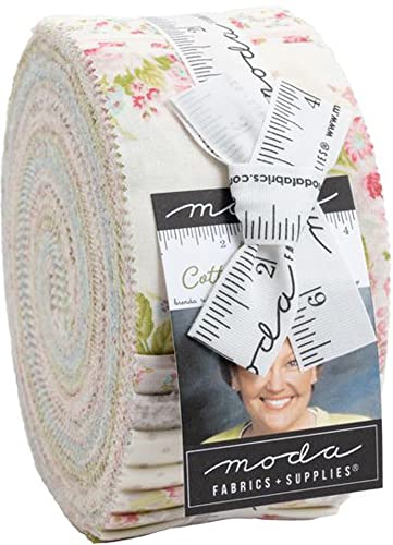 Brenda Riddle Cottage Linen Closet Jelly Roll 40 2.5-inch Strips Moda Fabrics 18730JR