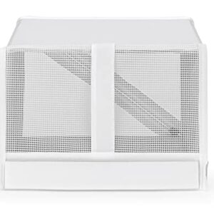 Whitmor White Mesh Shoe Boxes-Set of 4