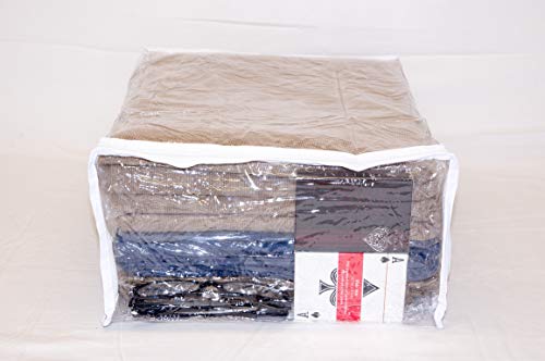 Clear Vinyl Zippered Storage Bags 11 x 15 x 6 Inch 5-Pack