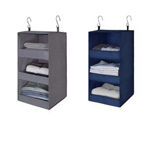 granny says bundle of 1-pack closet hanging organizer & 1-pack hanging organizer for closet