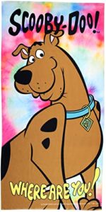 intimo scooby doo where are you tie dye beach towel bath towel