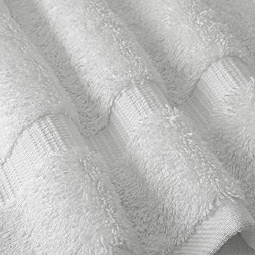 Chakir Turkish Linens | Hotel & Spa Quality 100% Cotton Premium Turkish Towels | Soft & Absorbent (4-Piece Washcloths, White)