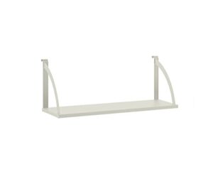 hon verse hanging shelf , 36"w x 12-3/4"d , light gray finish