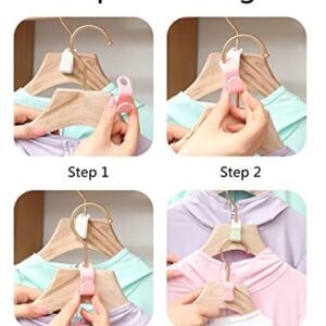 80 Pcs Clothes Hanger Connector Hooks, Outfit Hangers, Hanger Extender Clips, Cascading Hanger Hooks, Space Saving Wardrobe Clothing Outfit Hangers Hooks for Organizer Closet Cabinet