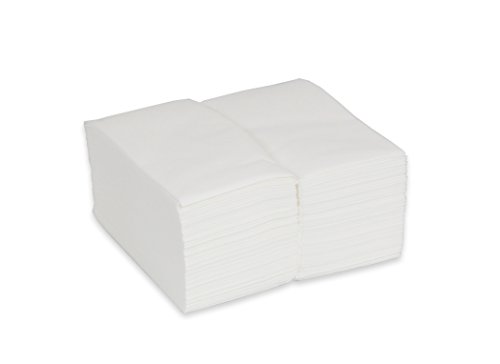 2dayShip Cloth-like Guest Towels 12 X 17 White Disposable Hand Napkins - 100 Pack