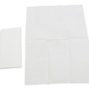 2dayShip Cloth-like Guest Towels 12 X 17 White Disposable Hand Napkins - 100 Pack