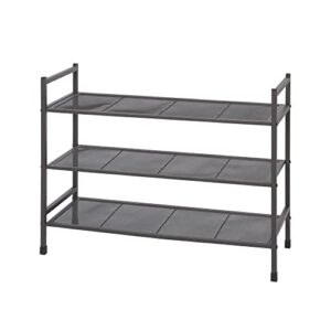 neatfreak! 3 tier stackable metal shoe rack