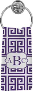 rnk shops greek key hand towel - full print (personalized)