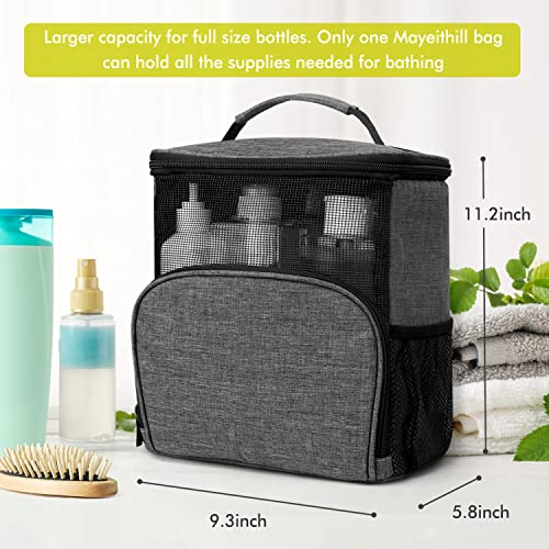 2022 NEW Shower Caddy Dorm - for Full Size Bottle & Quick Dry - Portable Shower Tote Bag Men Women,Camp,Travel,Bath,Gym - College Dorm Room Essensial Boys Girls