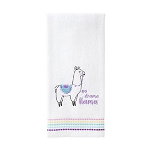 skl home by saturday knight ltd. llama hand towel,white