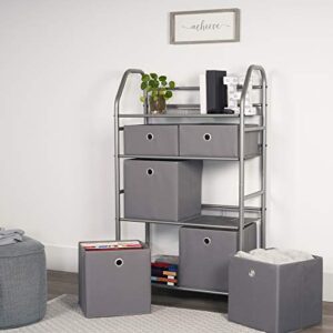 neatfreak! 4 Tier Metal Home Storage Organizer w/Bins