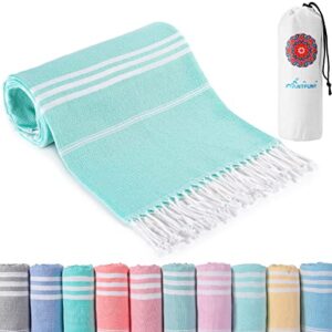 cotton turkish beach towels quick dry sand free oversized bath pool swim towel extra large xl big blanket adult travel essentials cruise accessories must haves clearance vacation stuff necessities