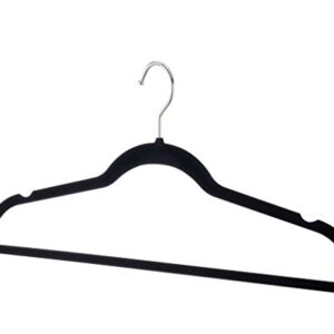 Home-it Premium Velvet Hangers Heavy Duty Clothes Hook Swivel 360-Ultra Thin, 30 Pack