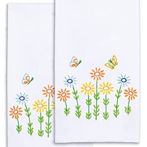 Jack Dempsey Hand Towel DECORATIV Field of, White