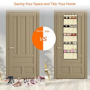 Over the Door Shoes Rack 10-Pair Shoes Organizer 5-Layer Hanging Storage Shelf for Closet Cabinet Slippers Toys