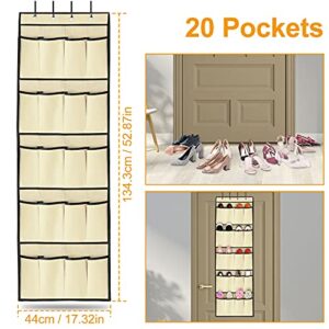 Over the Door Shoes Rack 10-Pair Shoes Organizer 5-Layer Hanging Storage Shelf for Closet Cabinet Slippers Toys