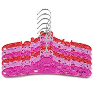 Kidorable Plastic Hanger Set for Girls